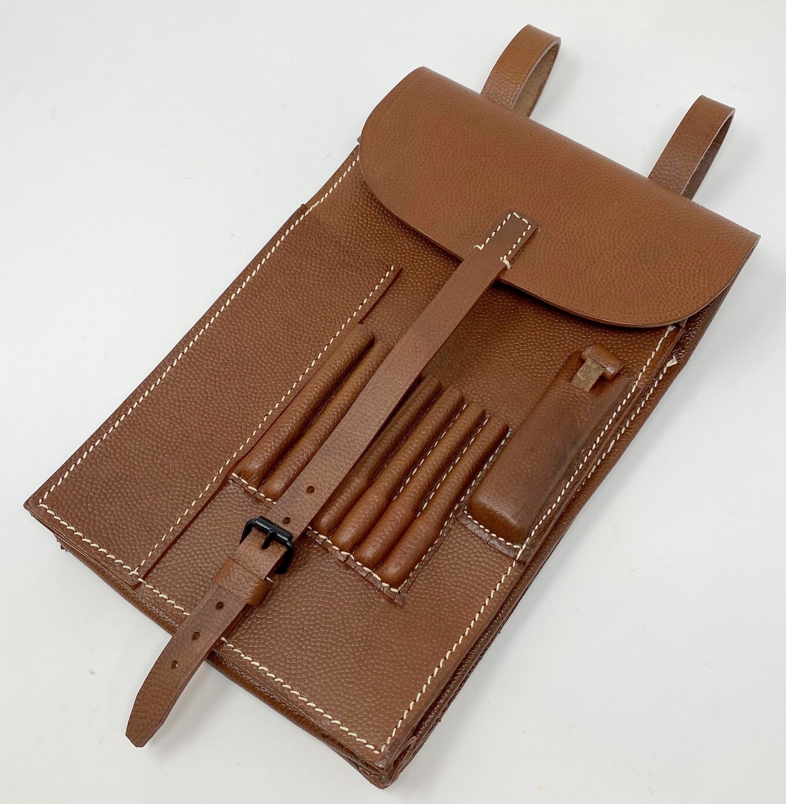 Kelleys Military: WWII German Map Case, Brown Leather