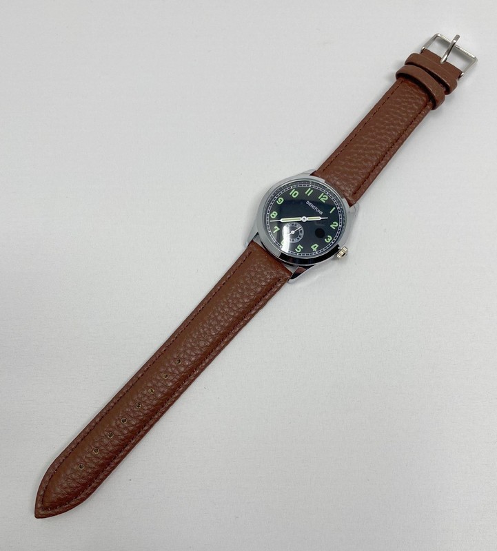 Kelleys Military: WW2 German Army Service Watch - Brown Strap (Out Of ...