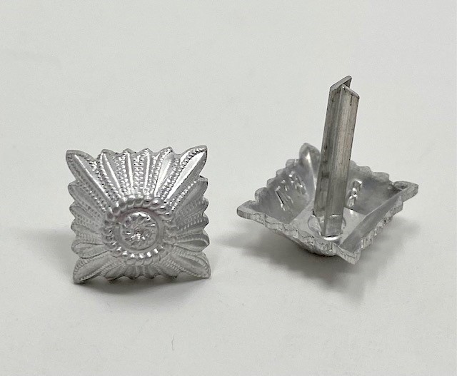 Kelleys Military: 15mm Rank Pips, Silver (Medium) (Out Of Stock)