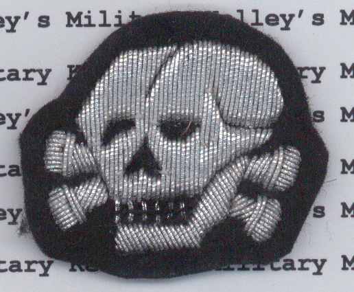 Kelleys Military: SS Officer's Cap Skull - Silver Bullion