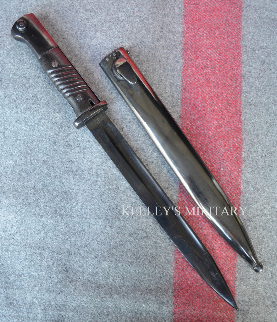 Reproduction K98 Bayonet with Scabbard: Kelleys Military