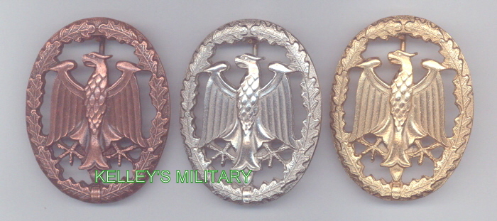 Kelleys Military: German Armed Forces Badge for Military Proficiency